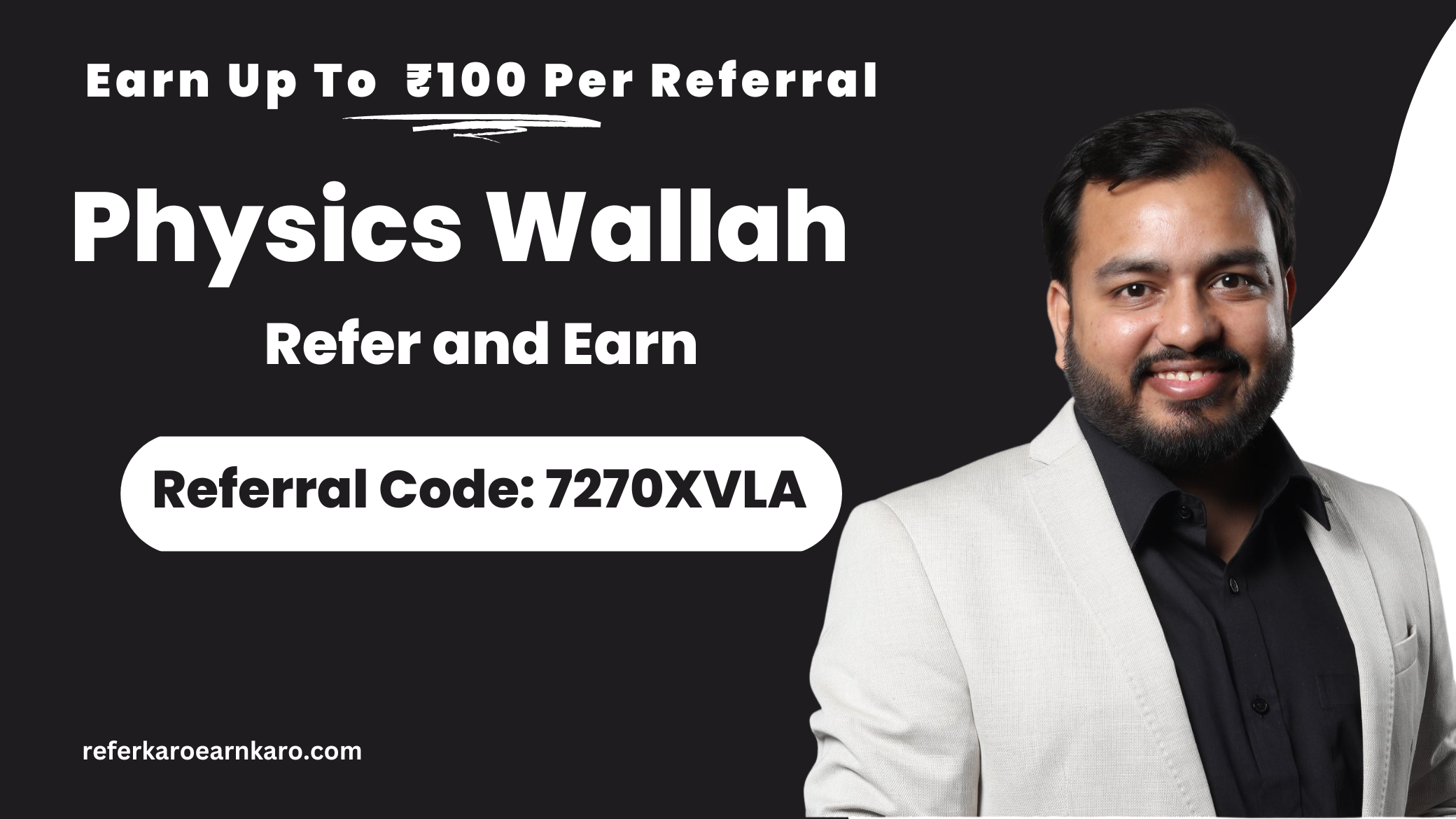 Physics Wallah Referral Code (7270XVLA) | (PW) Refer and Earn
